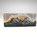 Resin Diorama, Miniature Landscape, Sunset Mountain, Hand-sculpted ...