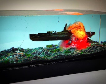 Submarine Resin Sculpture - Etsy