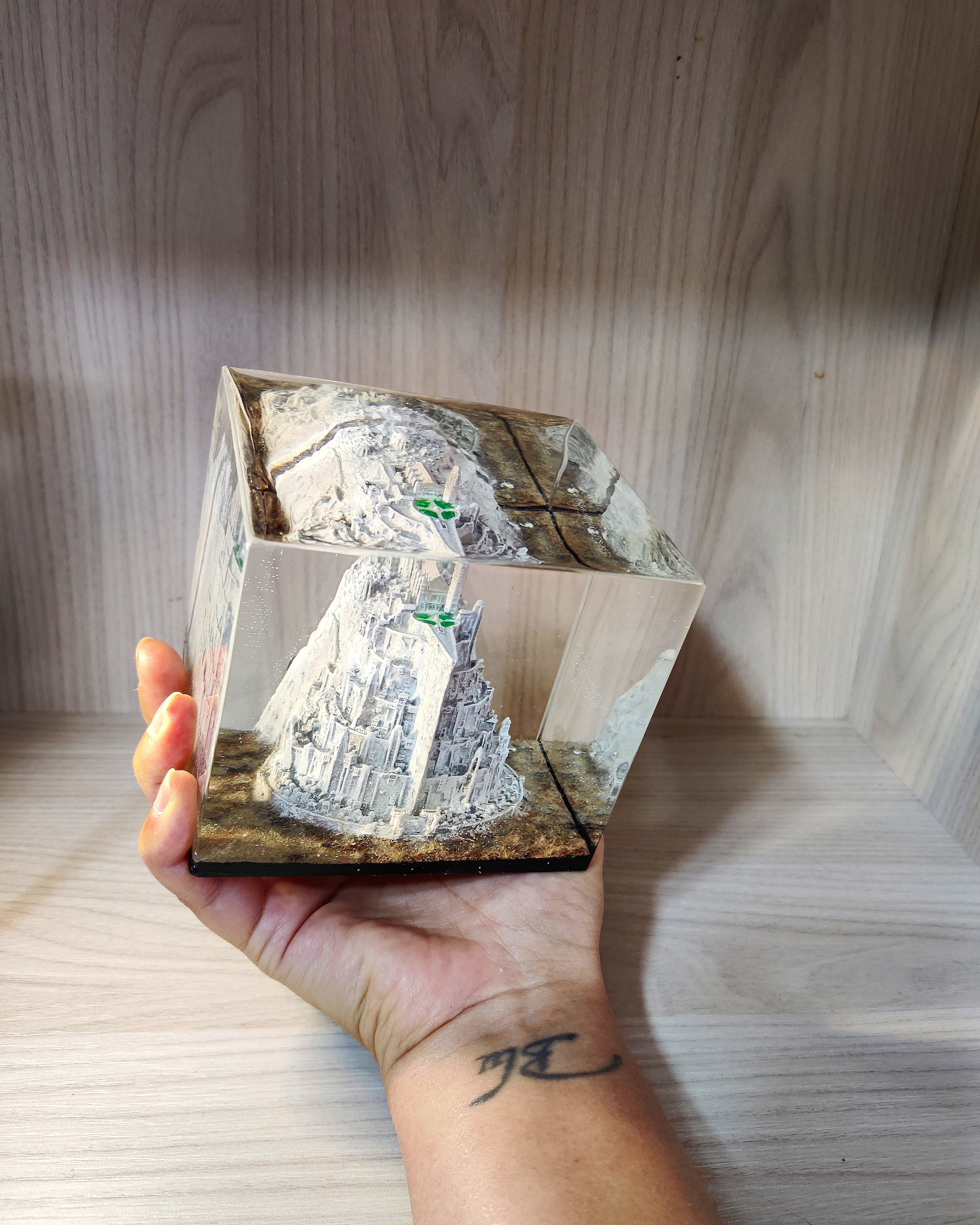 LOTR Diorama, Minas Tirith, Resin Diorama, Resin Sculpture, Fantasy ...