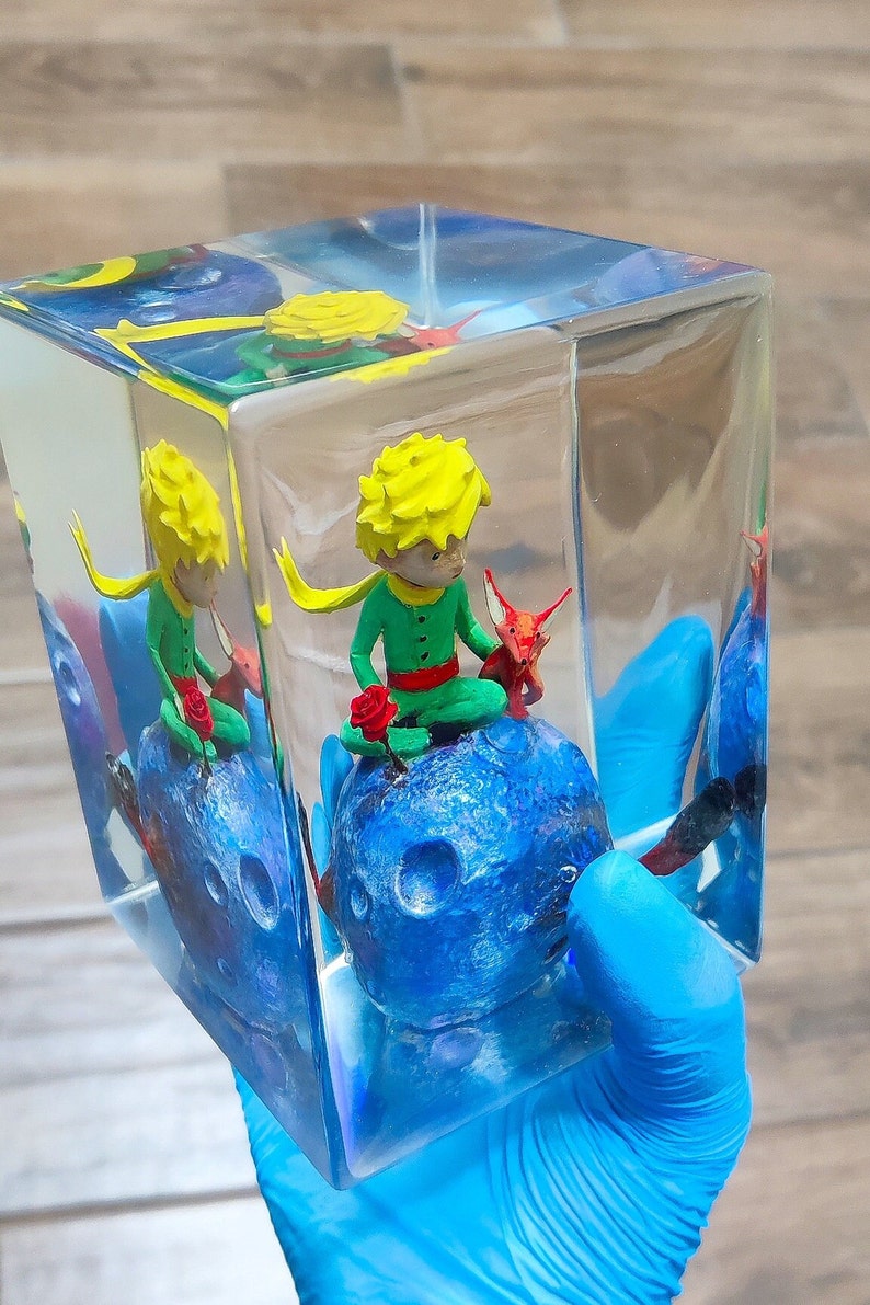 Resin Diorama, Little Prince Miniature, Resin Sculpture, Epoxy Resin ...