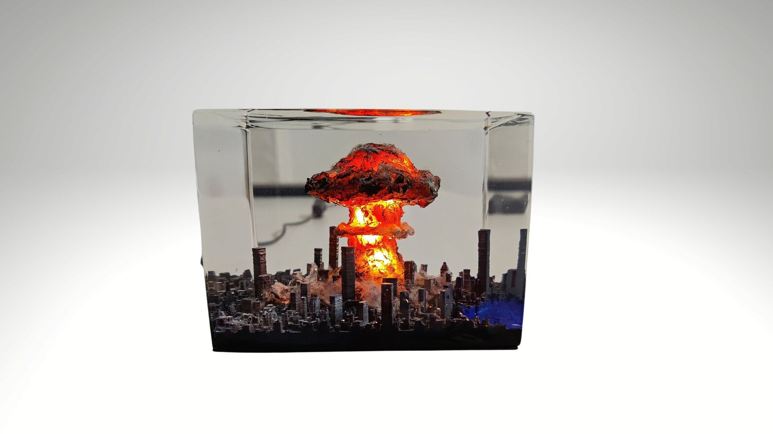 Resin Diorama Atomic Bomb Resin Sculpture Epoxy Resin Art - Etsy UK