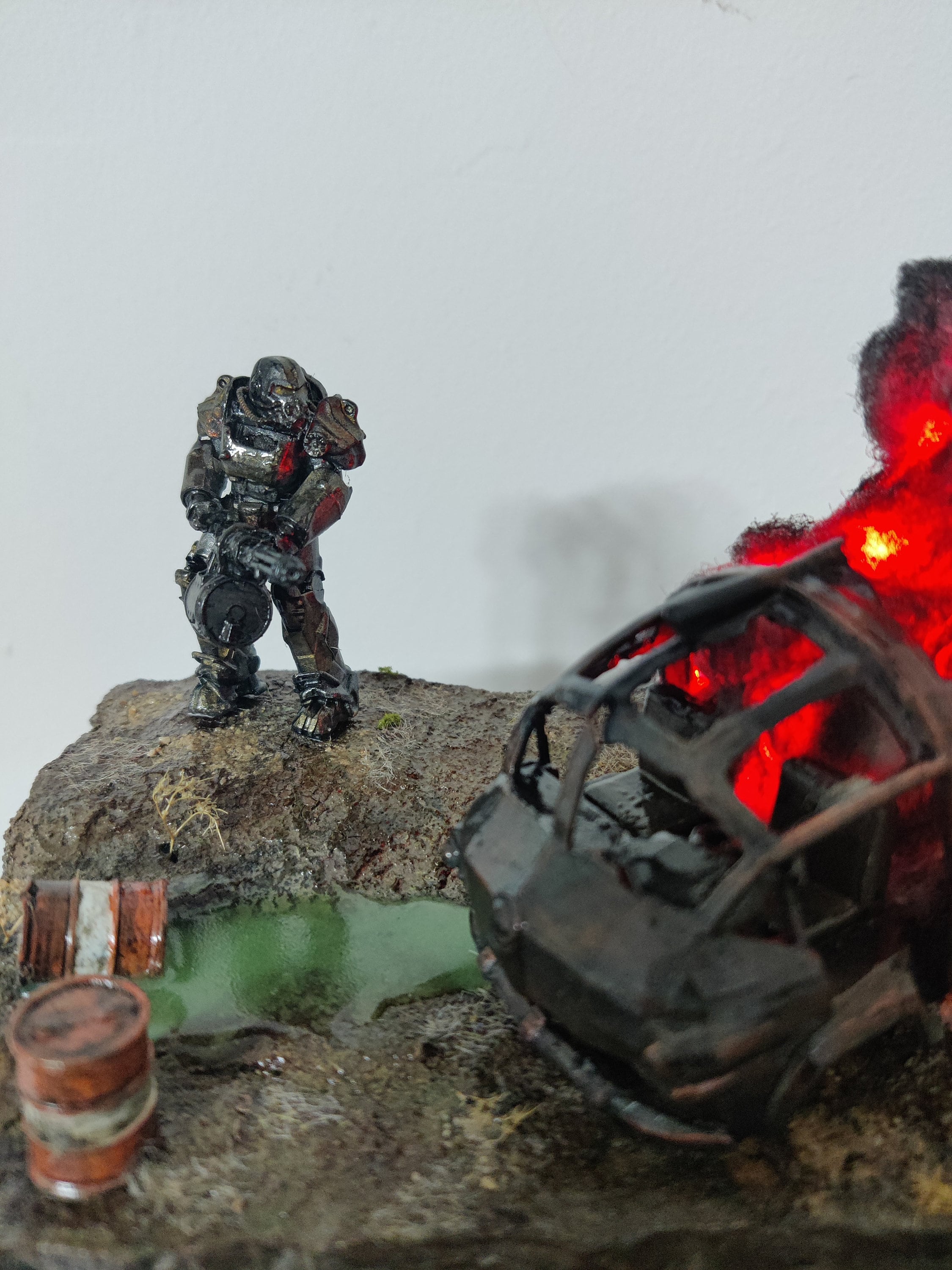 Fallout Diorama, Fallout Miniature, Video Games Lover, Fallout Light ...