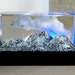 Mountains With Thunderstorm, Resin Diorama, Miniature Sculpture, Snowy ...