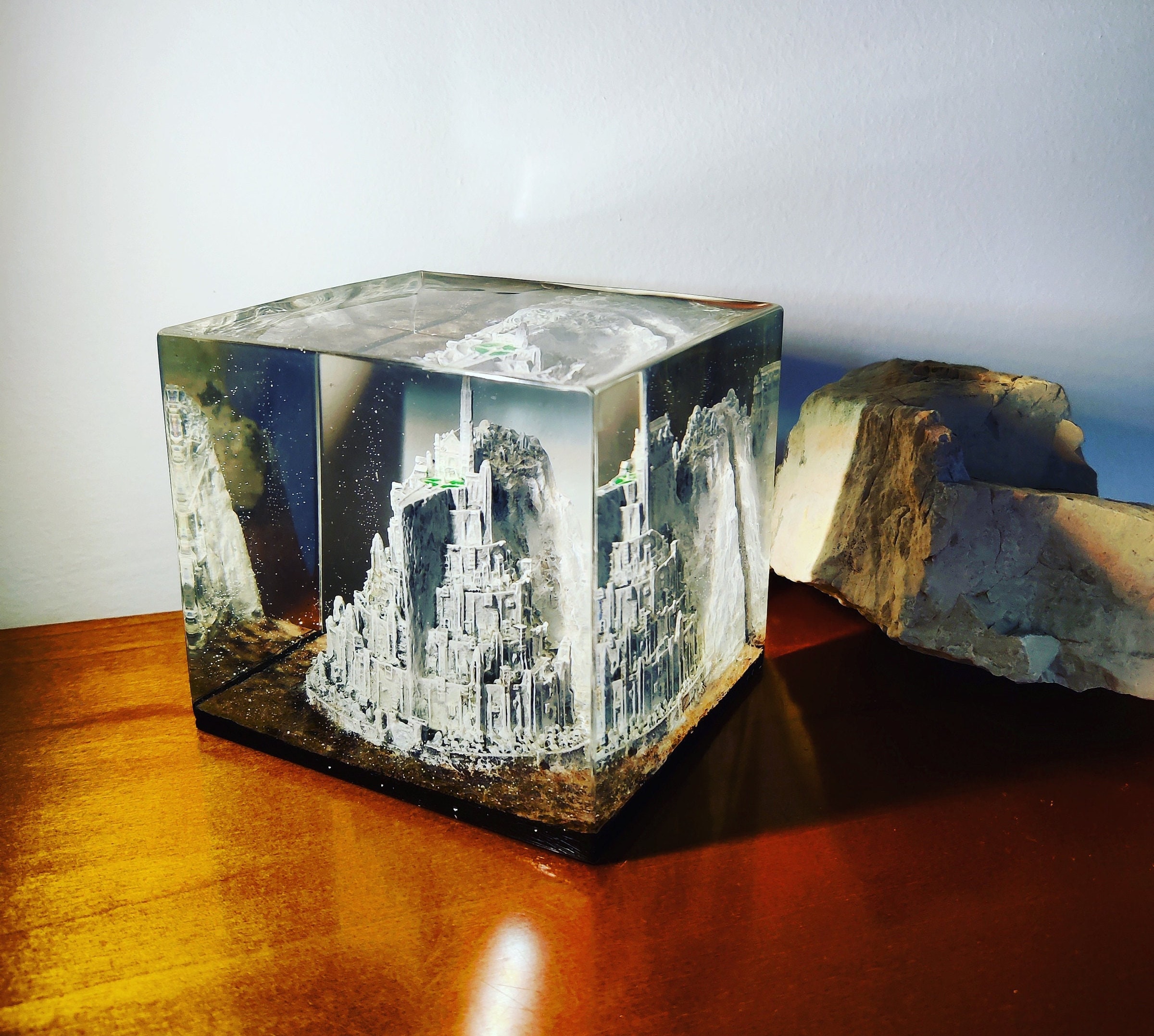 LOTR Diorama, Minas Tirith, Resin Diorama, Resin Sculpture, Fantasy ...
