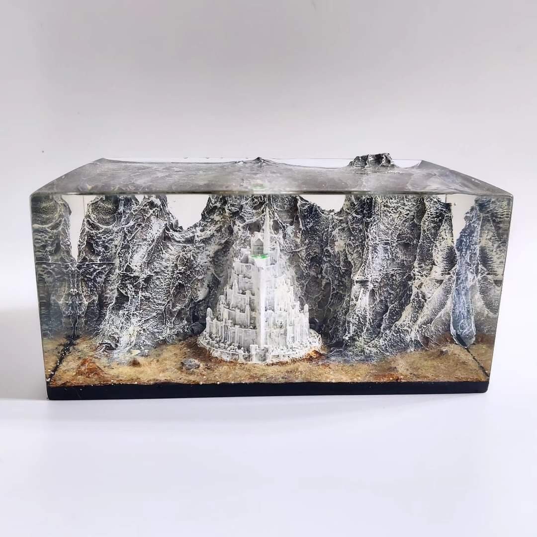 The Lord of the Rings Diorama, Resin Diorama, Resin Sculpture, LOTR Art ...