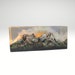 Resin Diorama, Miniature Landscape, Sunset Mountain, Hand-sculpted ...