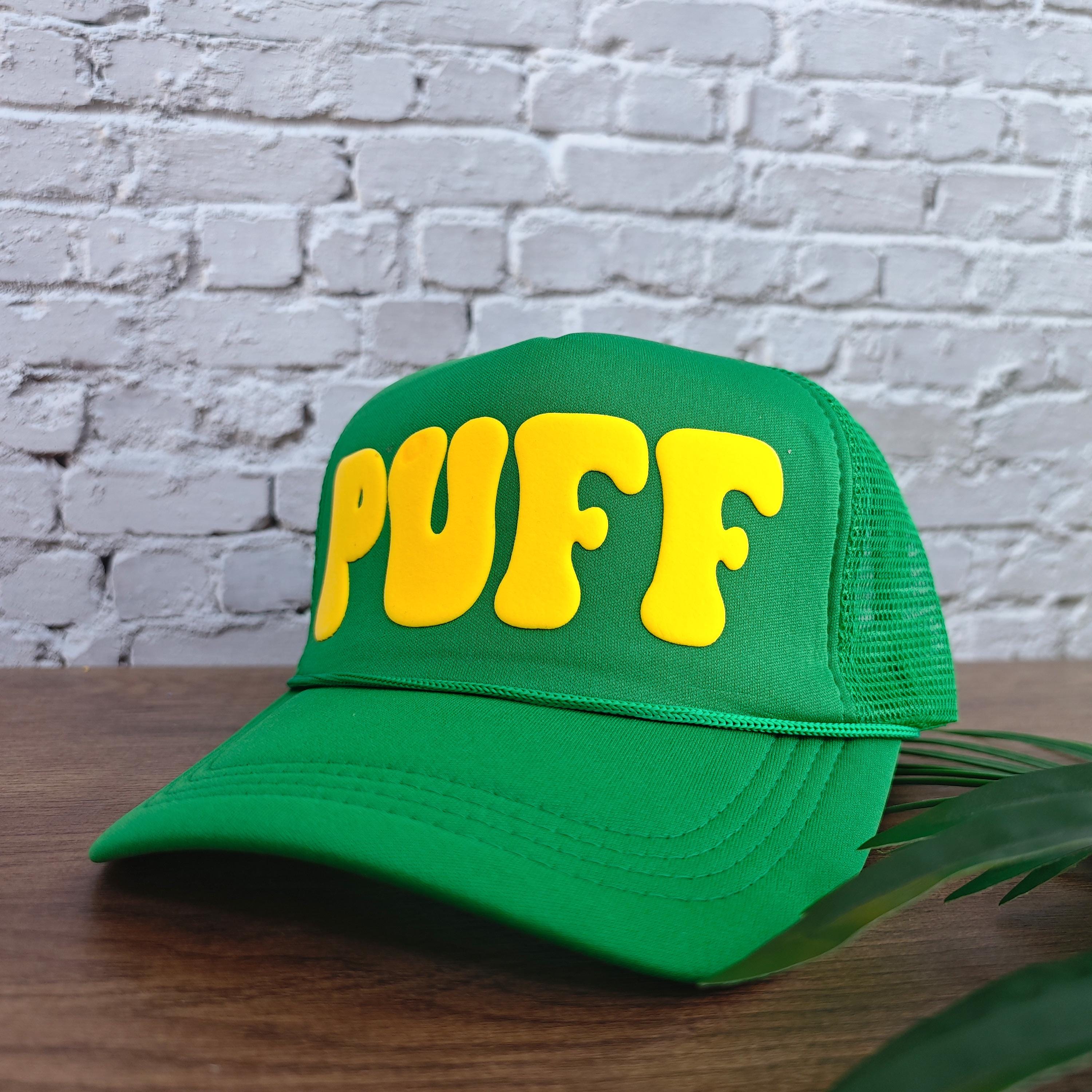 Custom PUFF Print Trucker Hat, 90s Vintage Style Custom Trucker Hat ...