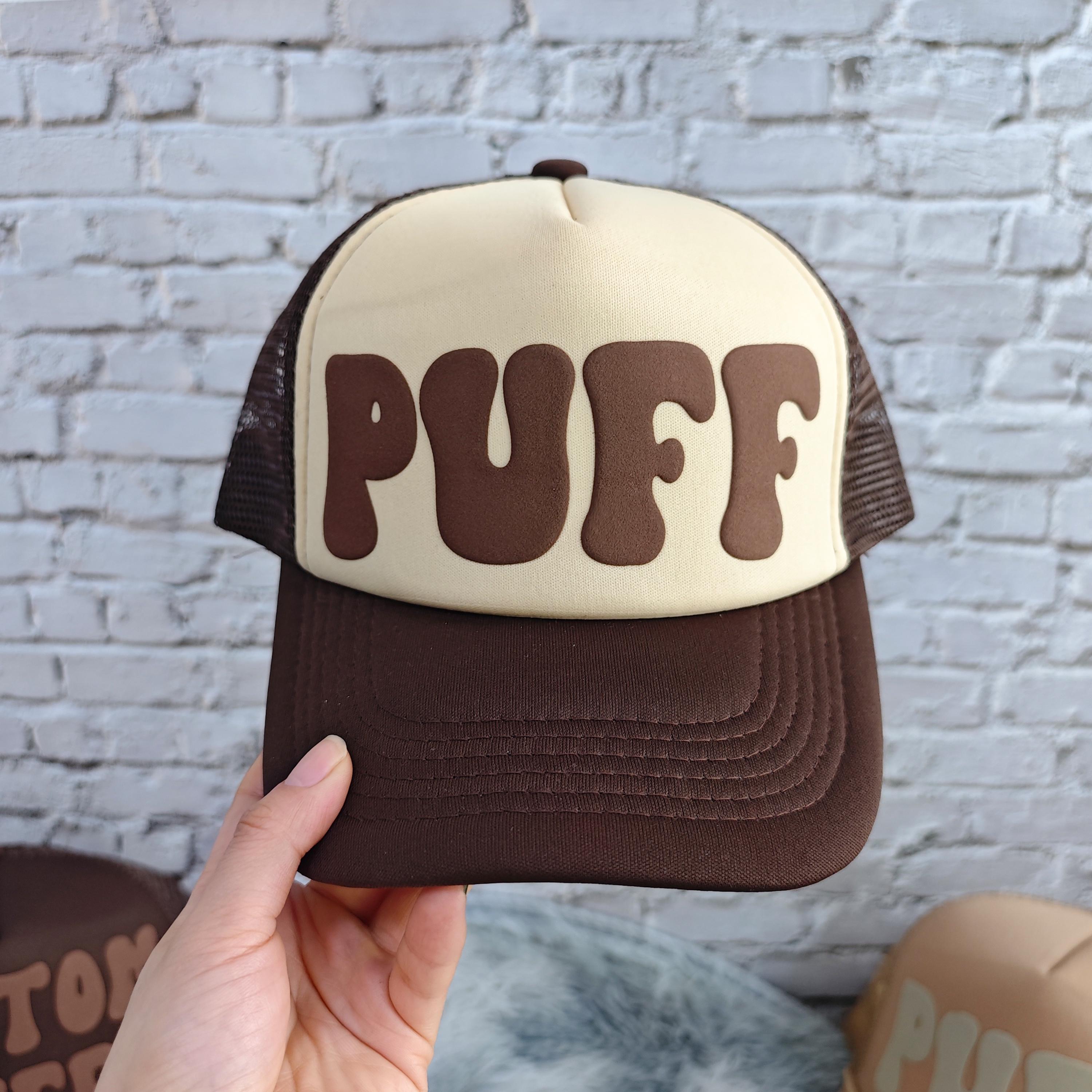 Custom PUFF Trucker Hat, Custom 3D Logo Foam Trucker Hat, Personalized ...