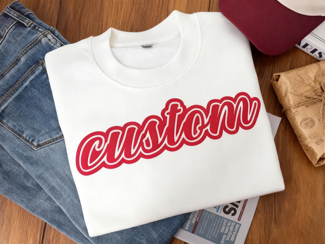 Custom Puff Print Team Name Sweatshirt,embossed Mascot Sweatshirt ...
