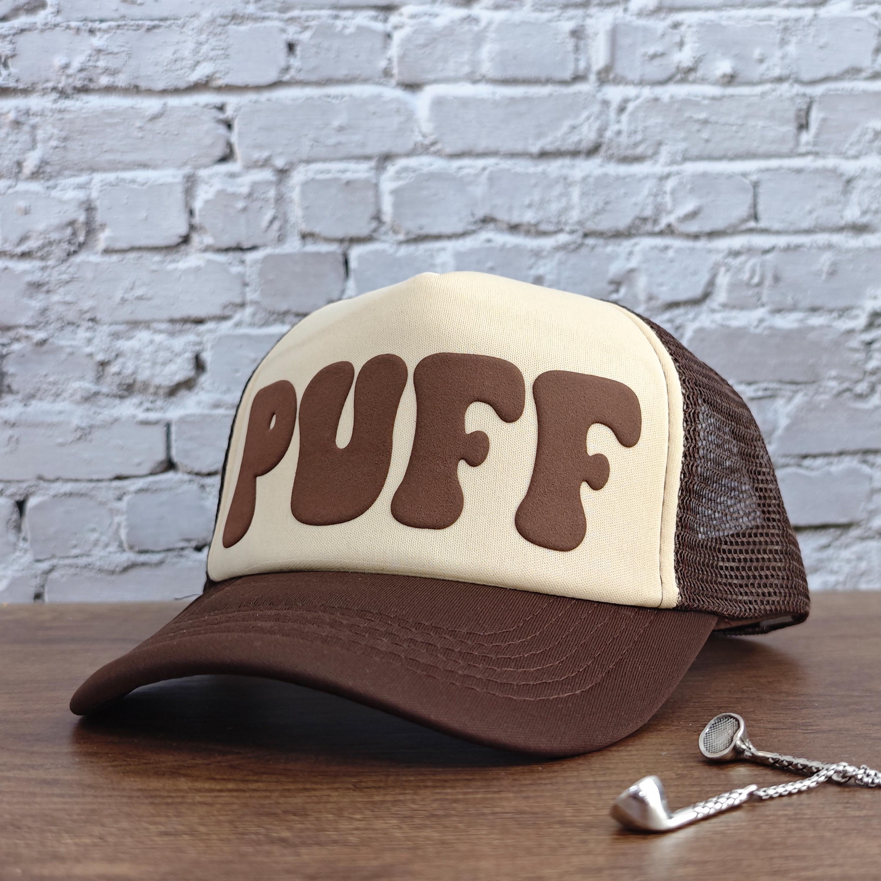 Custom PUFF Trucker Hat, Custom 3D Logo Foam Trucker Hat, Personalized ...