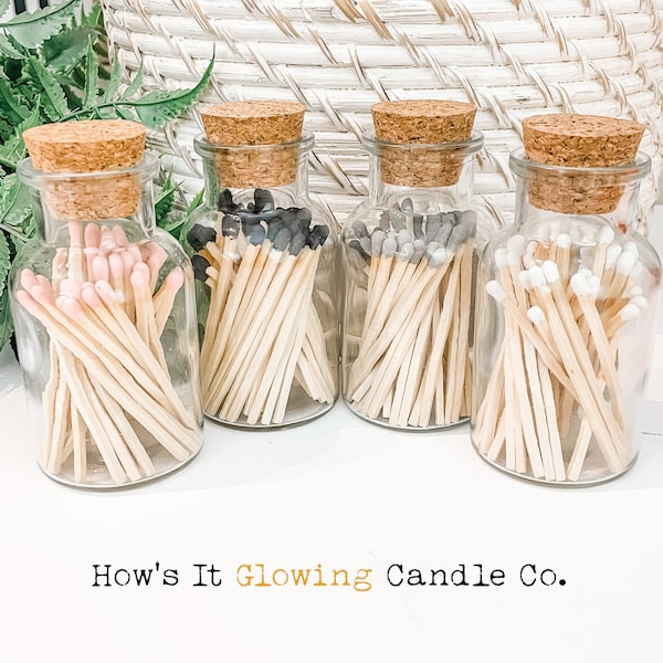 Decorative Matches in a Jar - Etsy