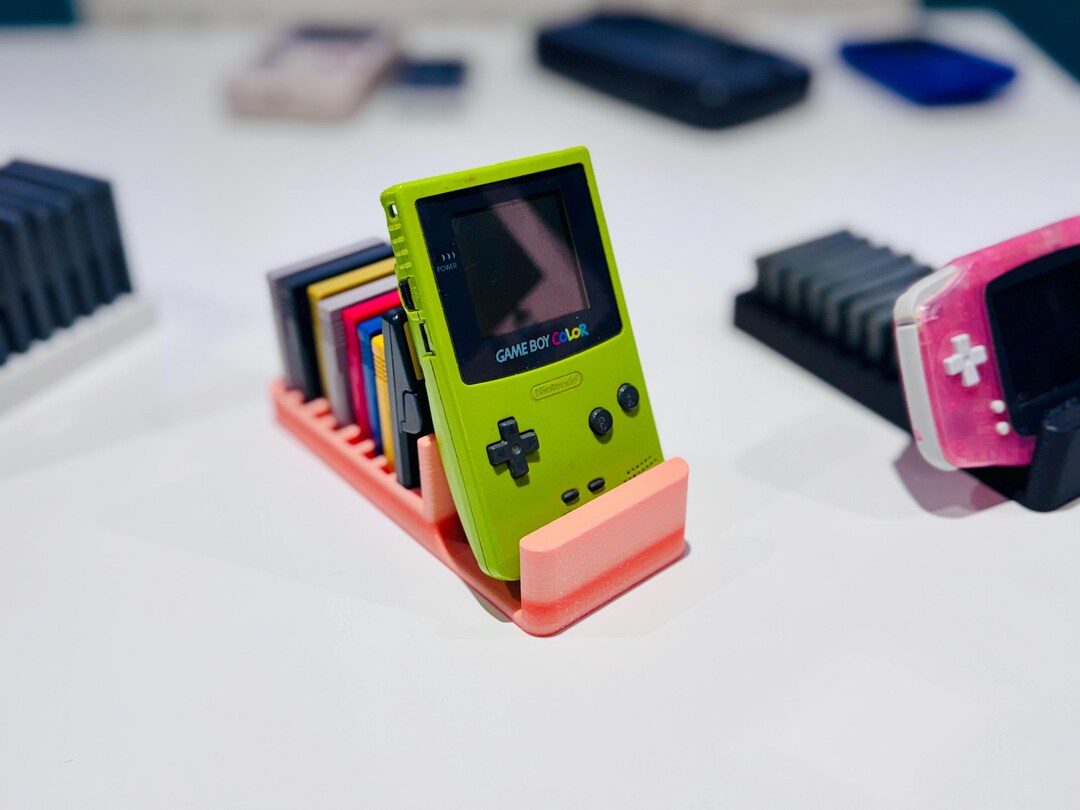 3D Printed Game Boy Console Stand – Retro Handheld Display for DMG GBC ...