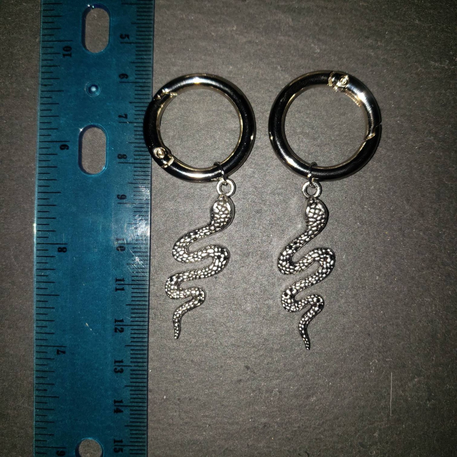 Snake Metal Grunge Boot Charm [4 Finish Options!] - Etsy