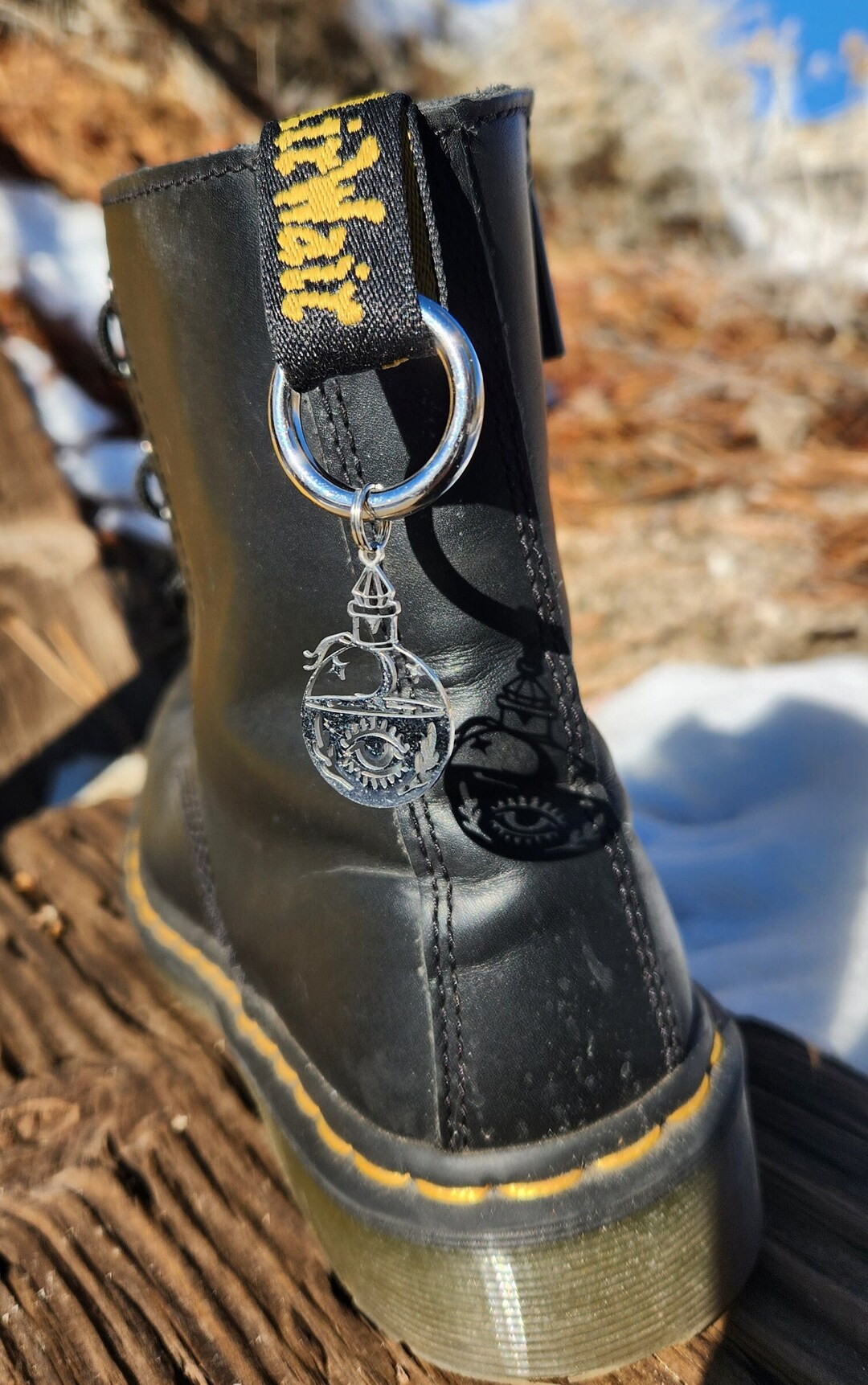 One Evil Eye Potion Bottle Boot Charm With Matching Hardware - Etsy