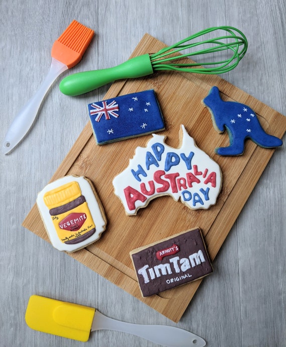 6 X Australia Day Themed Sugar Cookies | Etsy