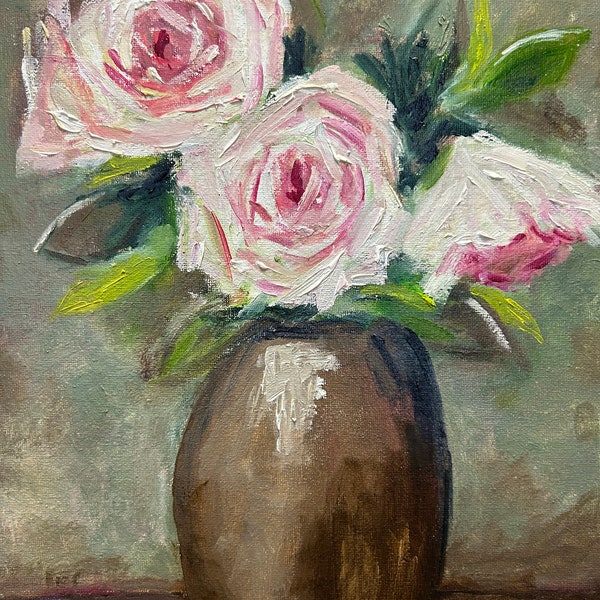 Impressionist Roses - Etsy
