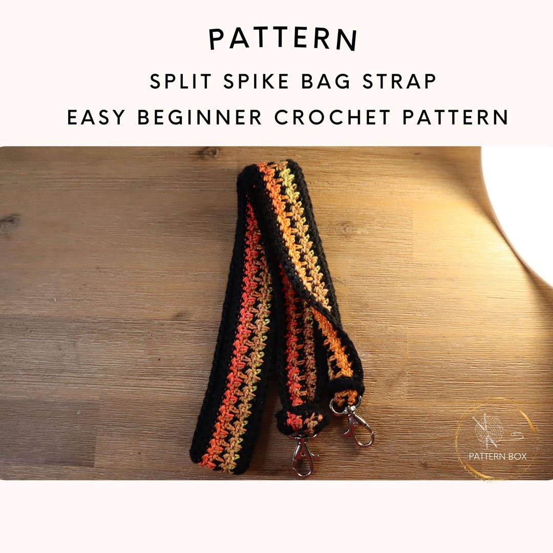 Vibrant Crochet Bag Strap Pattern – Easy Beginner-friendly Design With ...
