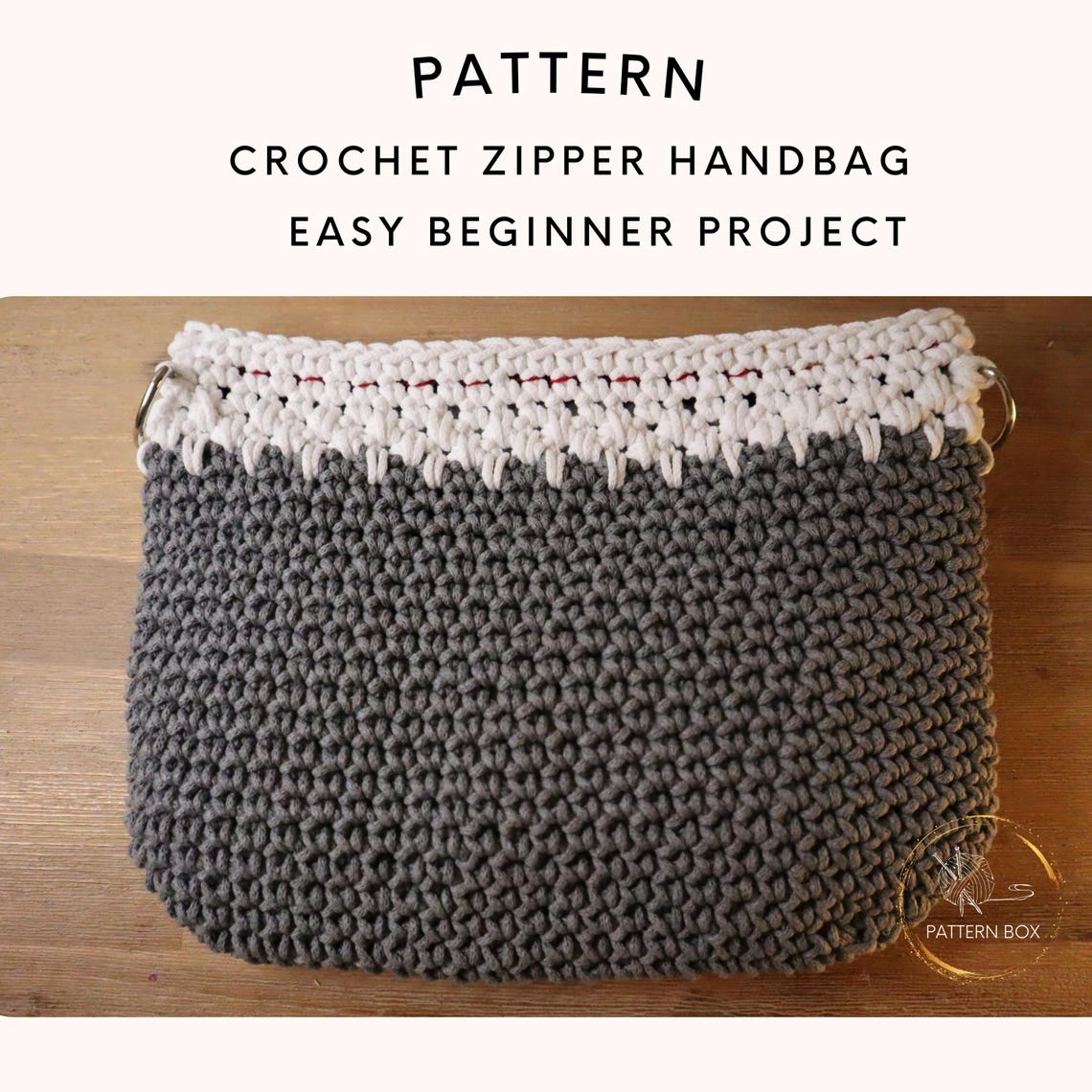 Chunky Crochet Zipper Bag Pattern – Easy Beginner Purse With Spike ...