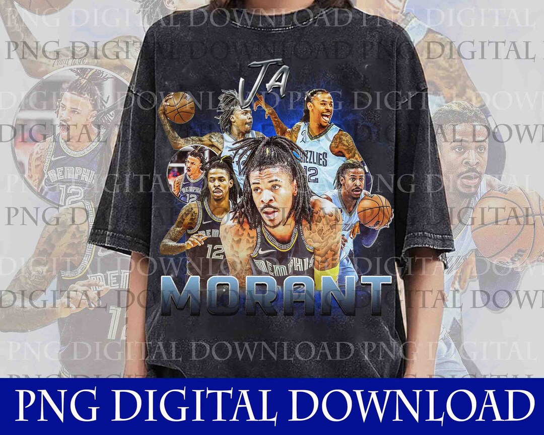 Retro Ja Morant Bootleg PNG, Ja Morant Basketball Bootleg PNG, Classic ...