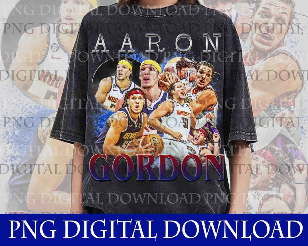 Retro Aaron Gordon Bootleg PNG, Aaron Gordon Basketball Bootleg PNG ...