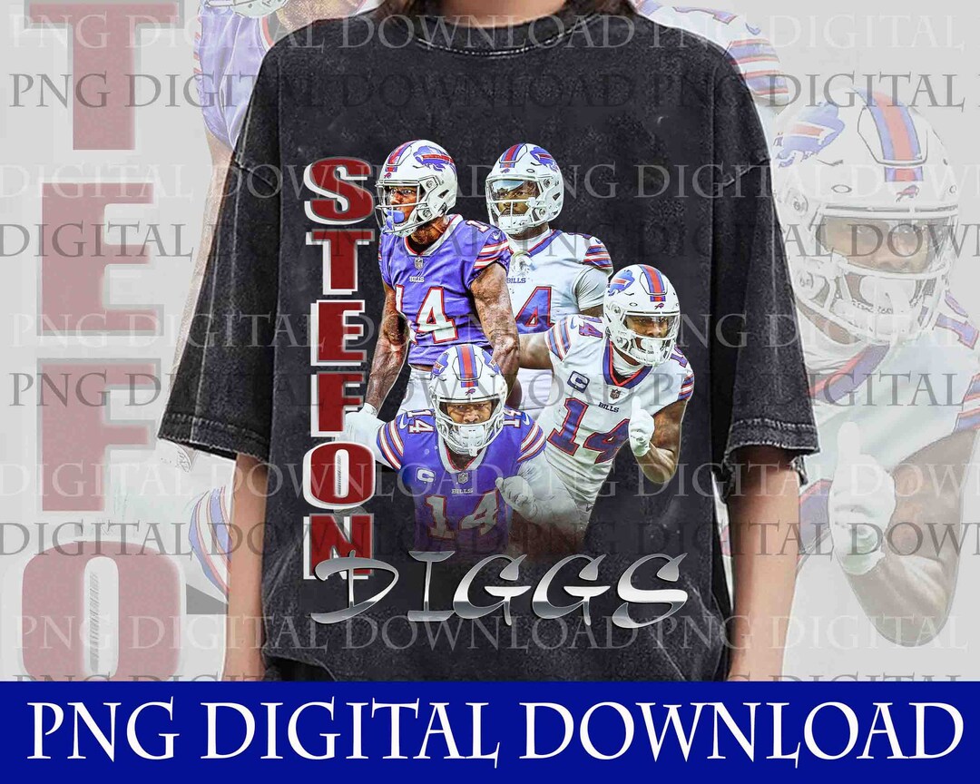 Retro Stefon Diggs Bootleg PNG, Stefon Diggs Football Bootleg, Classic ...