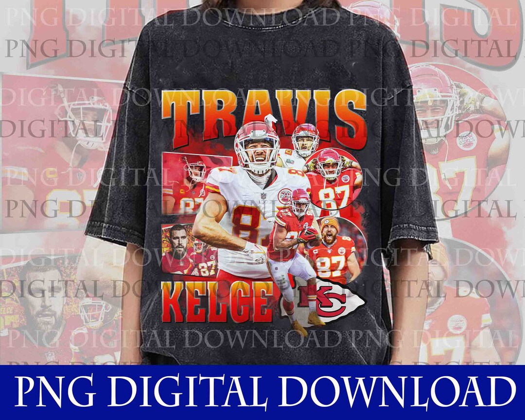 Retro Travis Kelce Bootleg PNG, Travis Kelce Football Bootleg, Classic ...