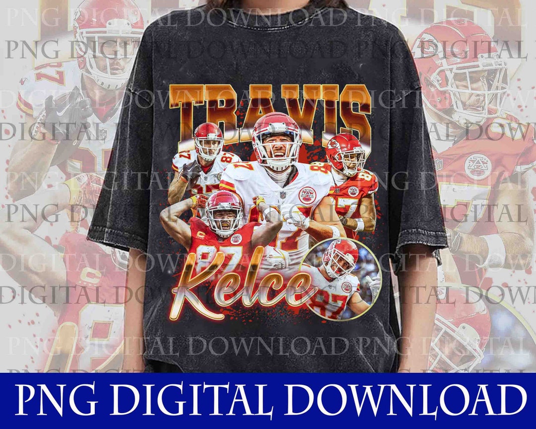 Retro Travis Kelce Bootleg PNG, Travis Kelce Football Bootleg, Classic ...