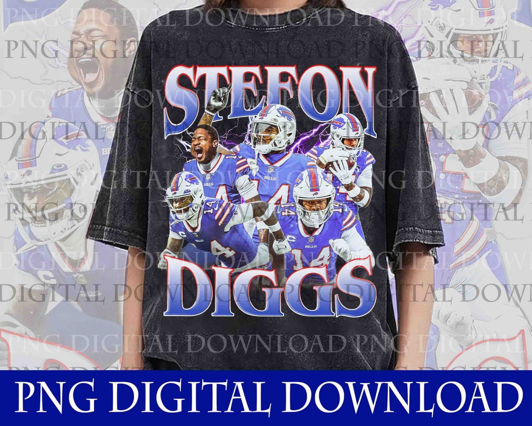 Retro Stefon Diggs Bootleg PNG, Stefon Diggs Football Bootleg, Classic ...