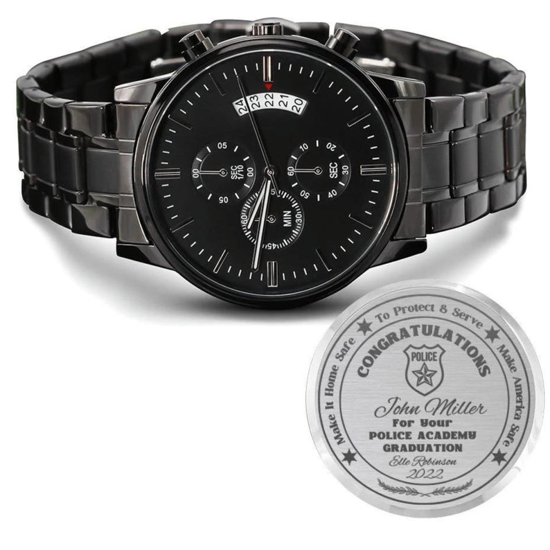 Police Officer Gifts for Graduation Engraved Watch Police - Etsy