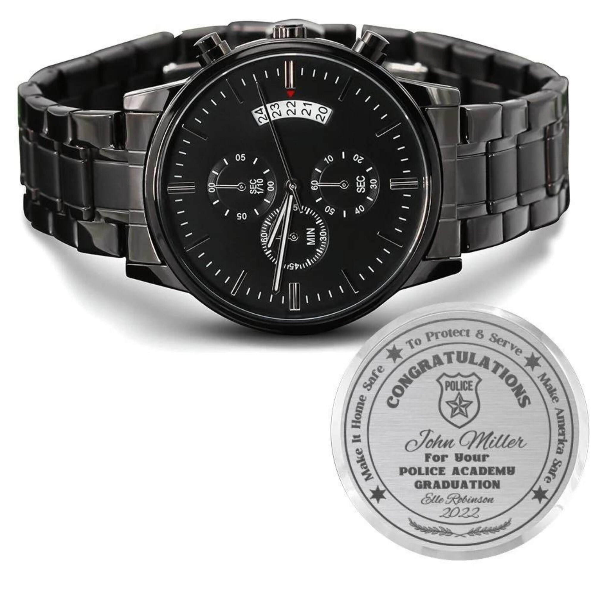 Police Officer Gifts for Graduation Engraved Watch Police - Etsy