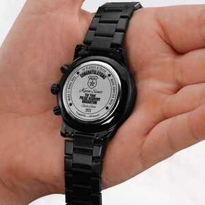 Police Academy Graduation Gifts, Personalized Engraved Watch, Police ...