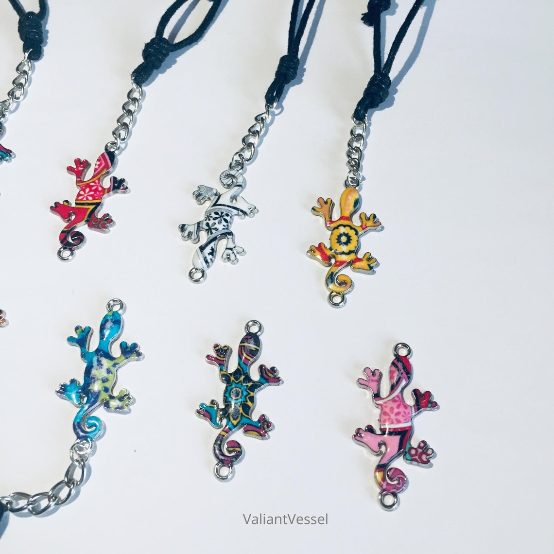 Gecko/lizard Adjustable Size Reptile/animal Necklace - Etsy