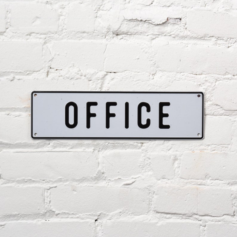 Office Aluminum Sign - Etsy