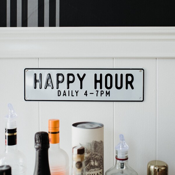 Happy Hour Sign - Etsy