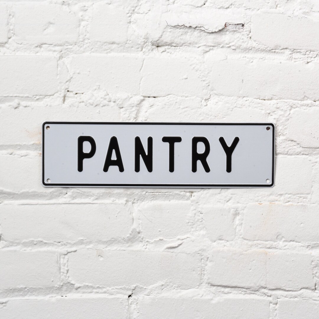 Pantry Aluminum Sign - Etsy