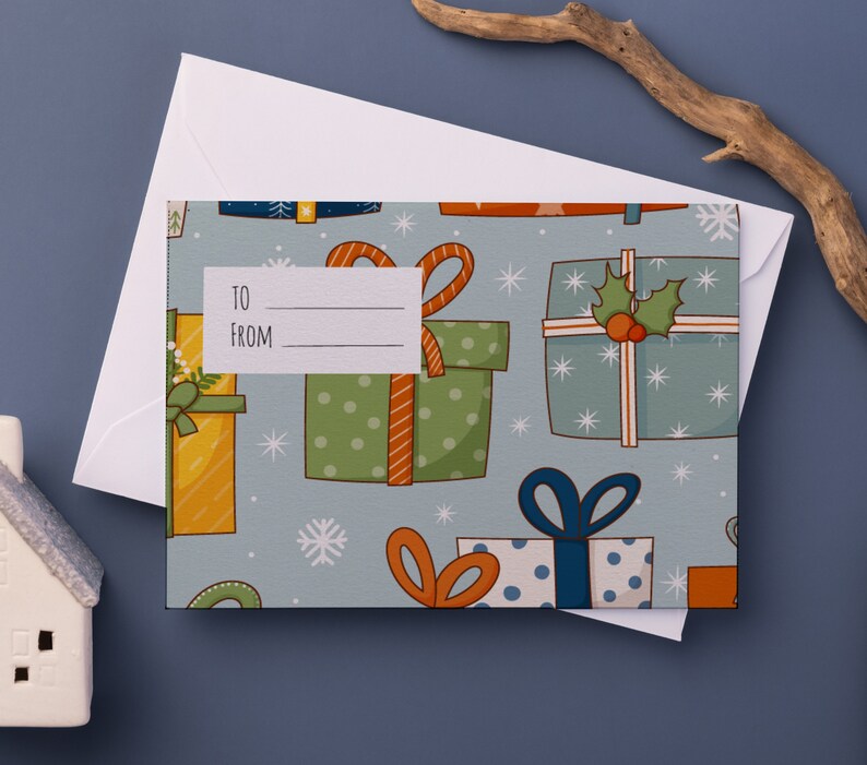 Printable Christmas Envelopes Templates. DIY Envelopes Instant Download ...