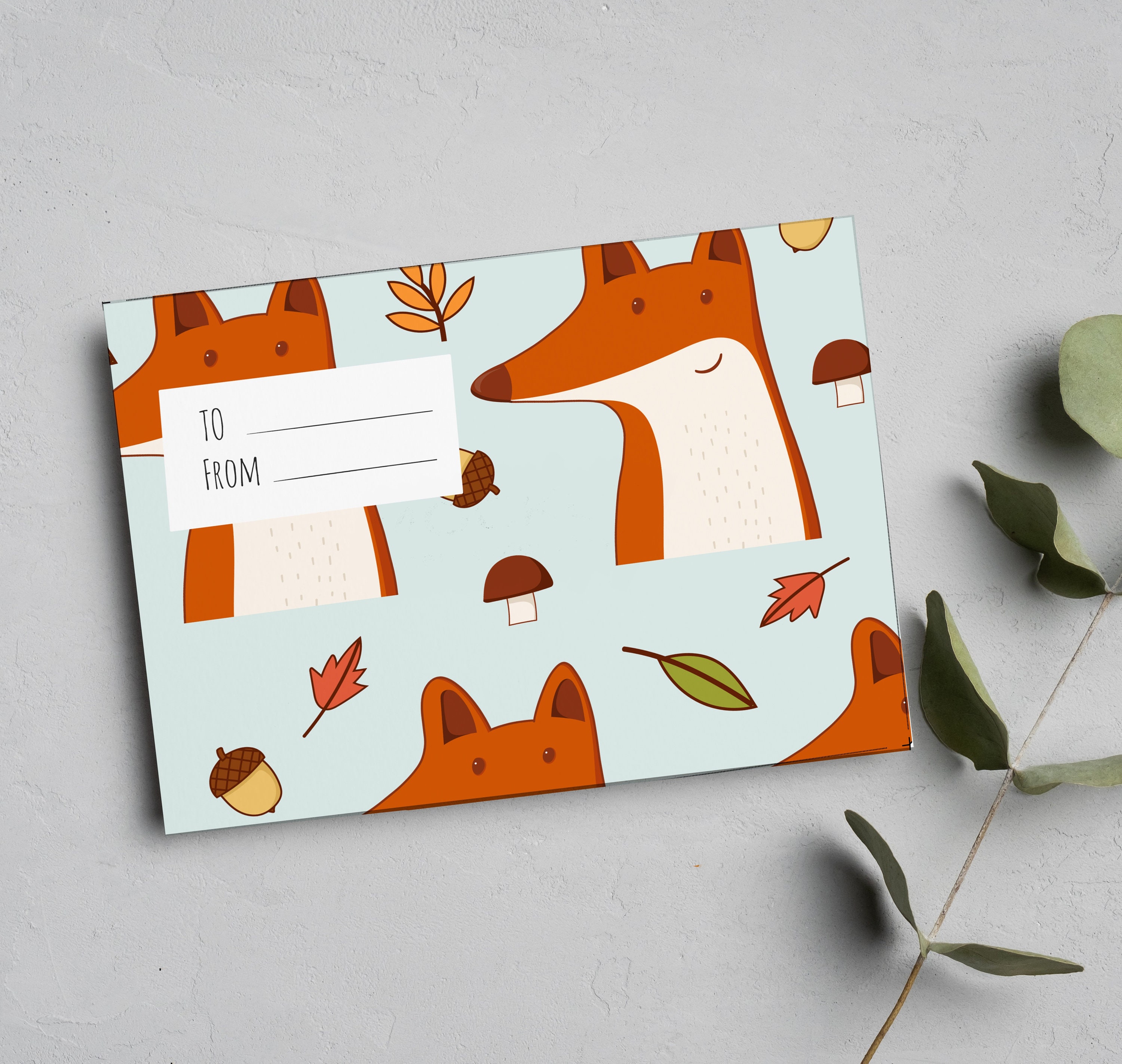 Printable Cartoon Envelopes Templates. DIY Envelopes Instant Download ...