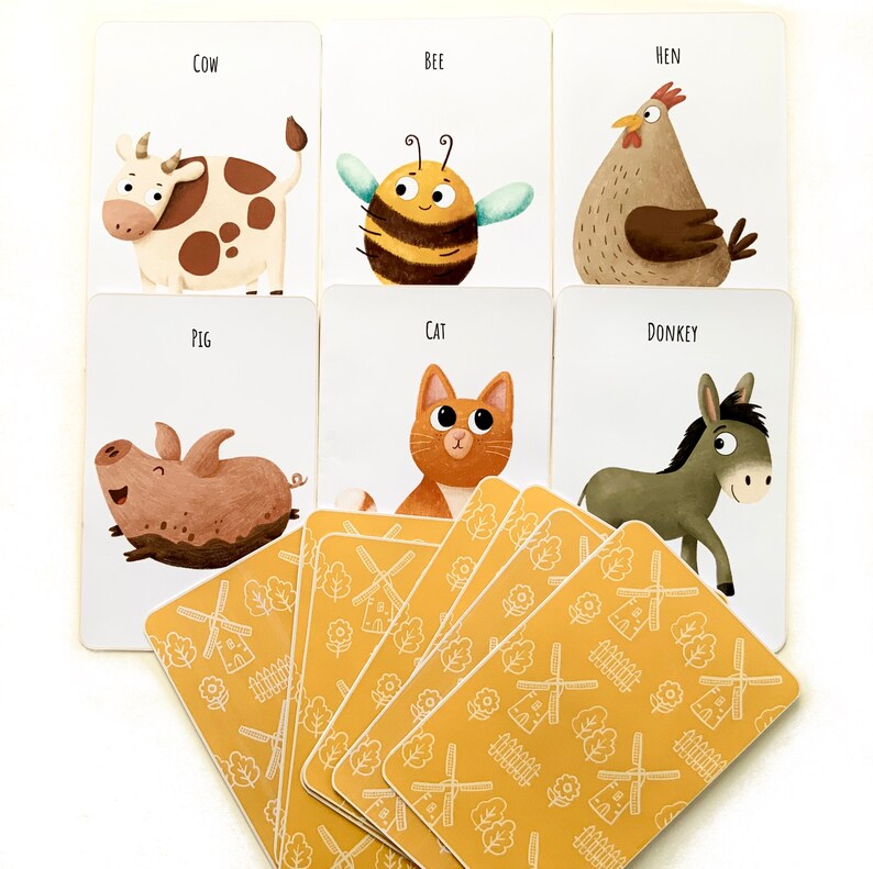 Flashcards for Kids. My First Words. Farm Animals. Activities for Kids ...
