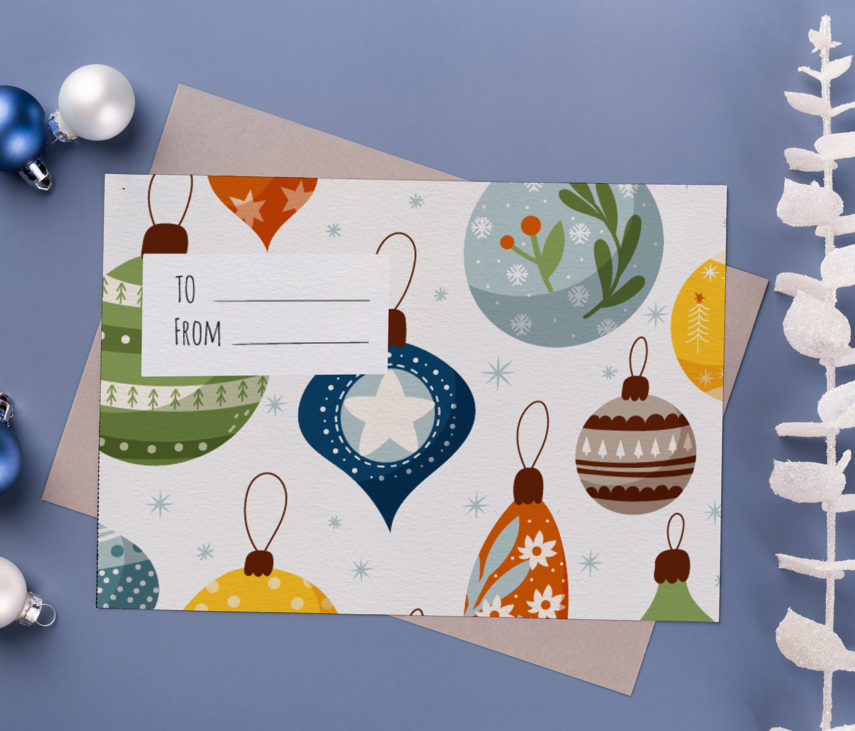 Printable Christmas Envelopes Templates. DIY Envelopes Instant Download ...