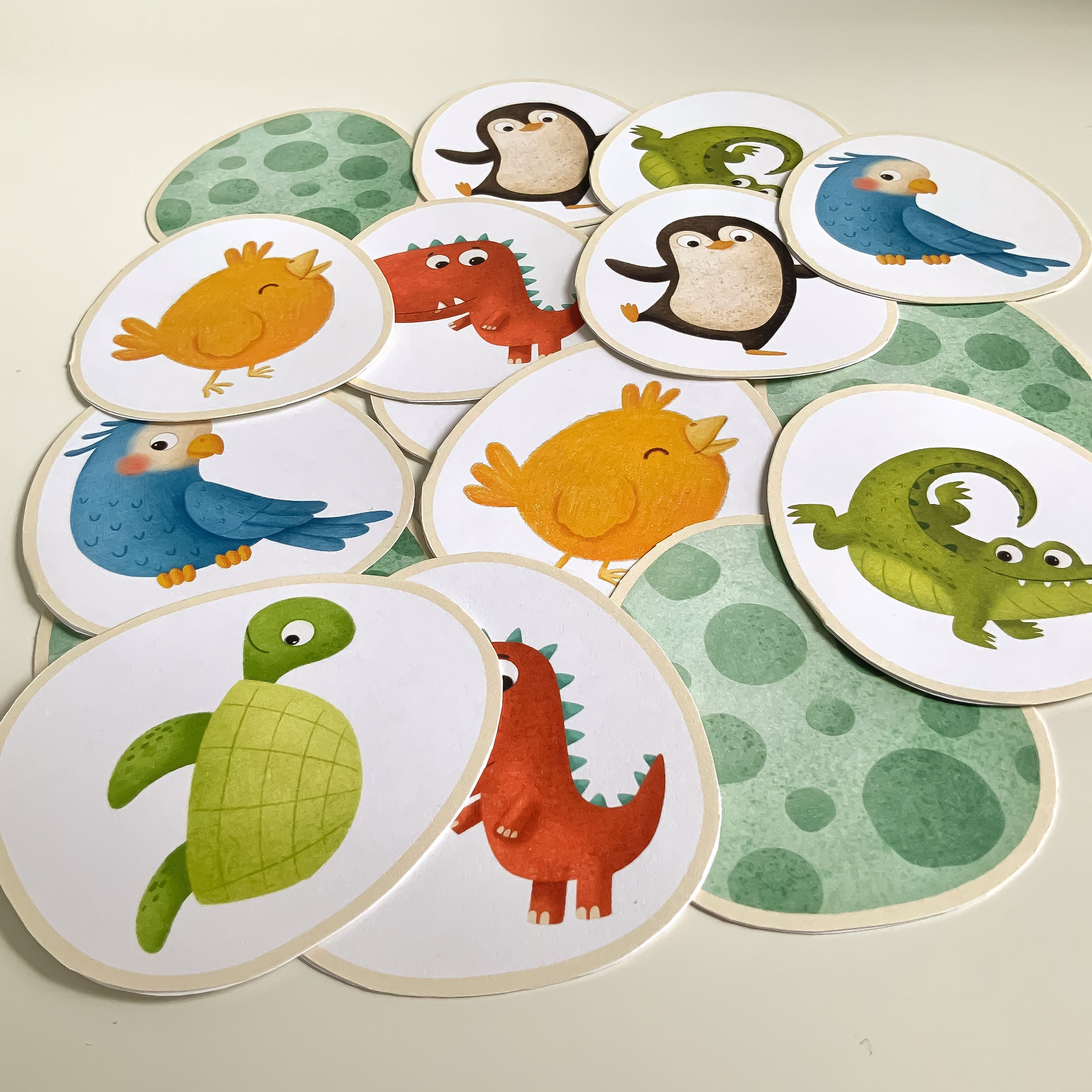 Memory Cards for Kids. Montessori Educational Game for Toddlers ...