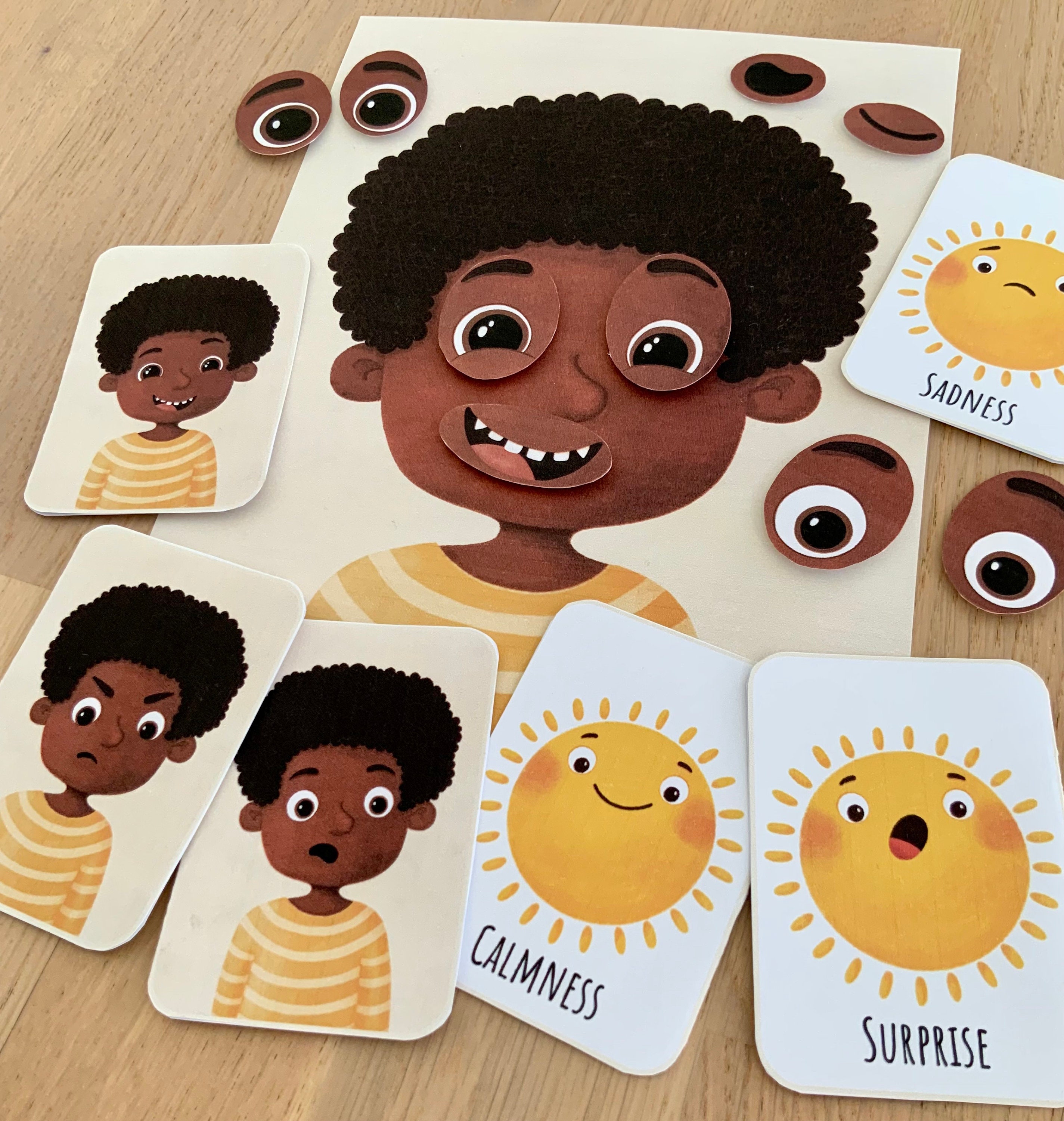 Busy Game for Kids. My First Emotions. Emotions Activity for Toddler ...
