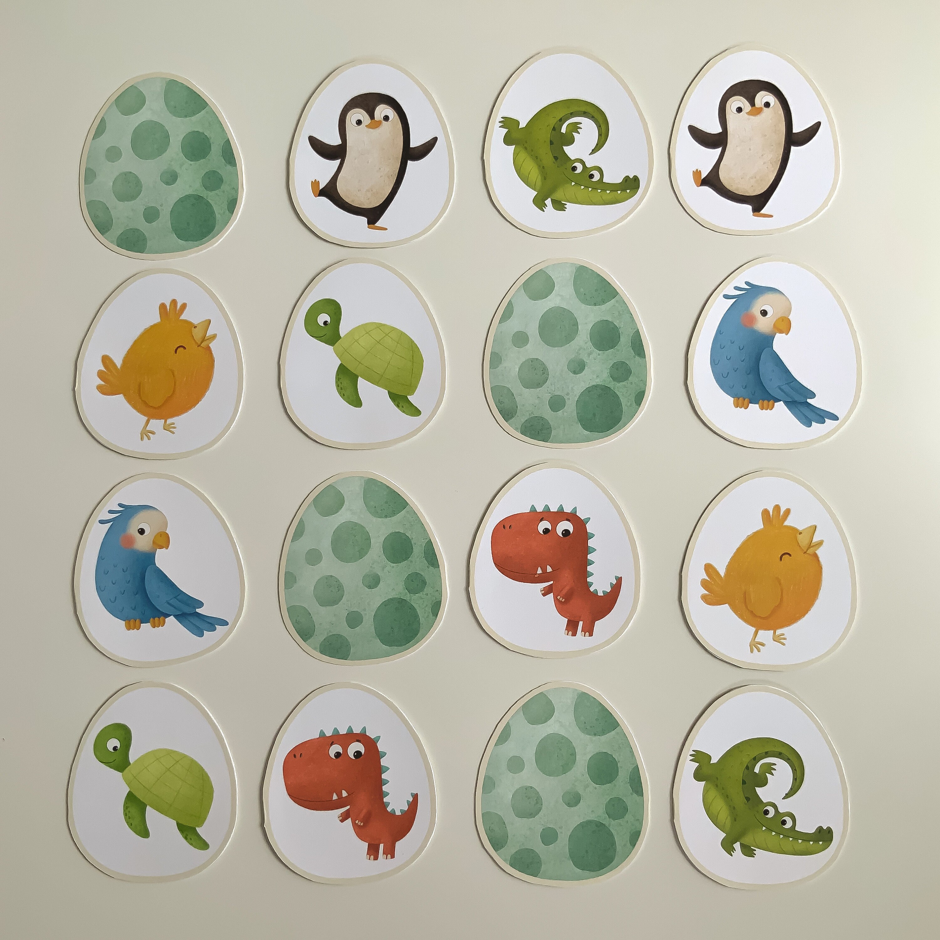 Memory Cards for Kids. Montessori Educational Game for Toddlers ...