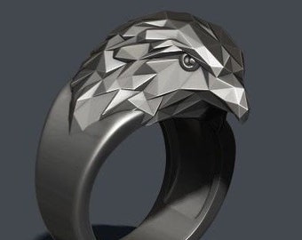 Low Poly Ring - Etsy