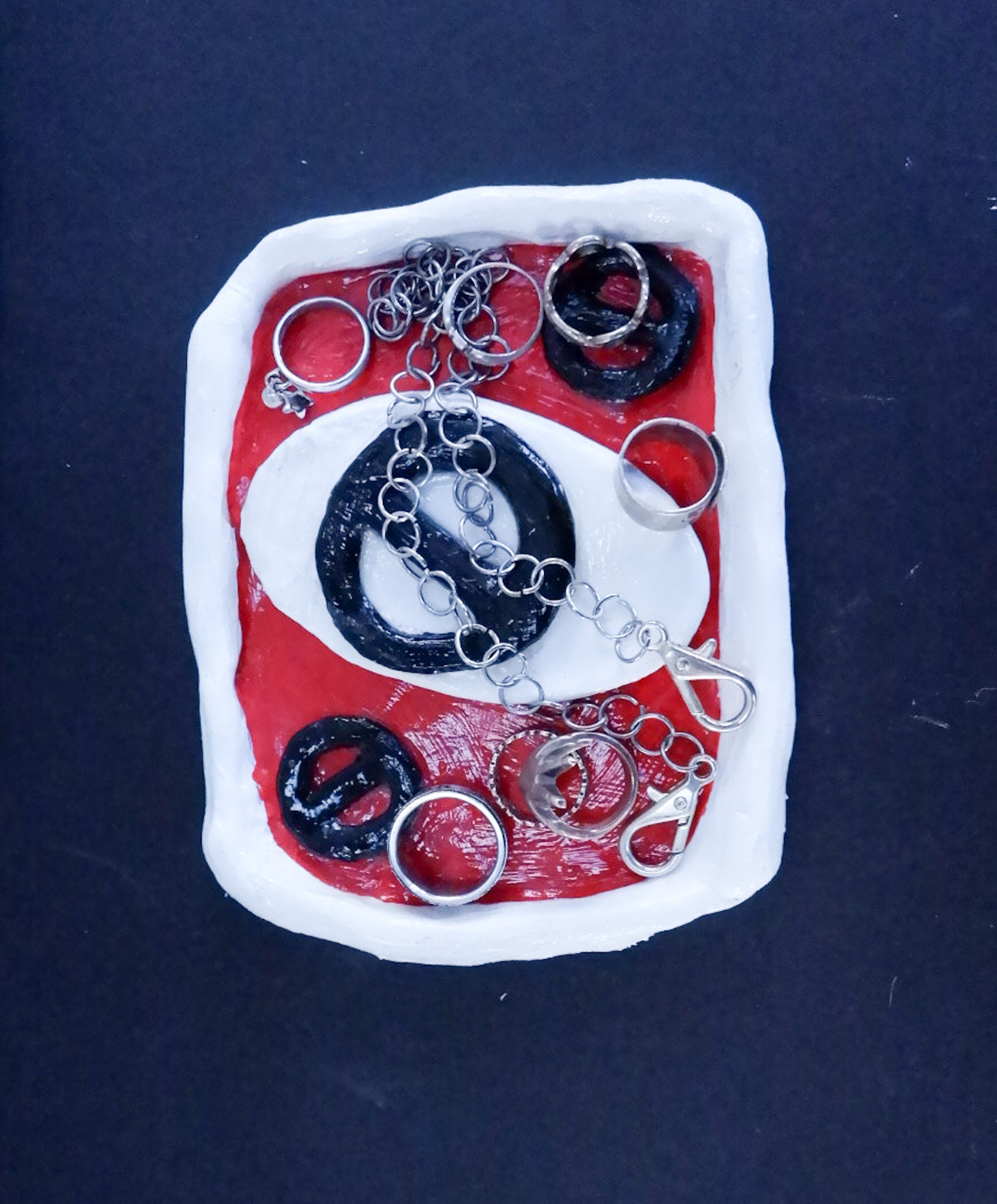 Uno Card Jewelry Clay Tray Skip a Turn - Etsy