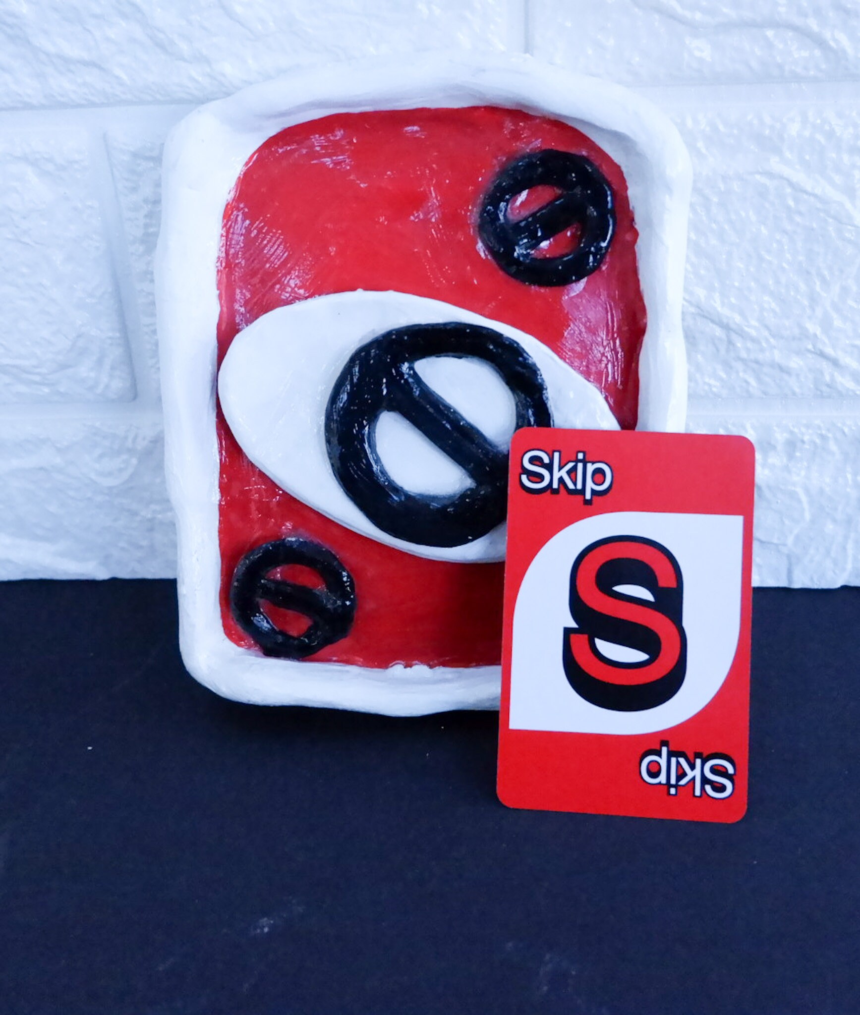Uno Card Jewelry Clay Tray Skip a Turn - Etsy