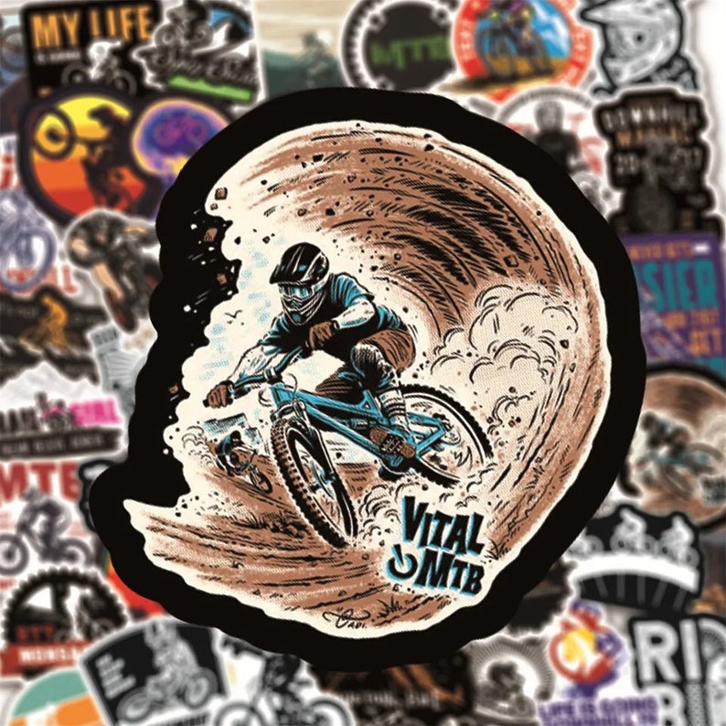 BMX Mixed Sticker Packs~ Biking Vinyls ~ Bike Decals ~ Bike Stickers ...