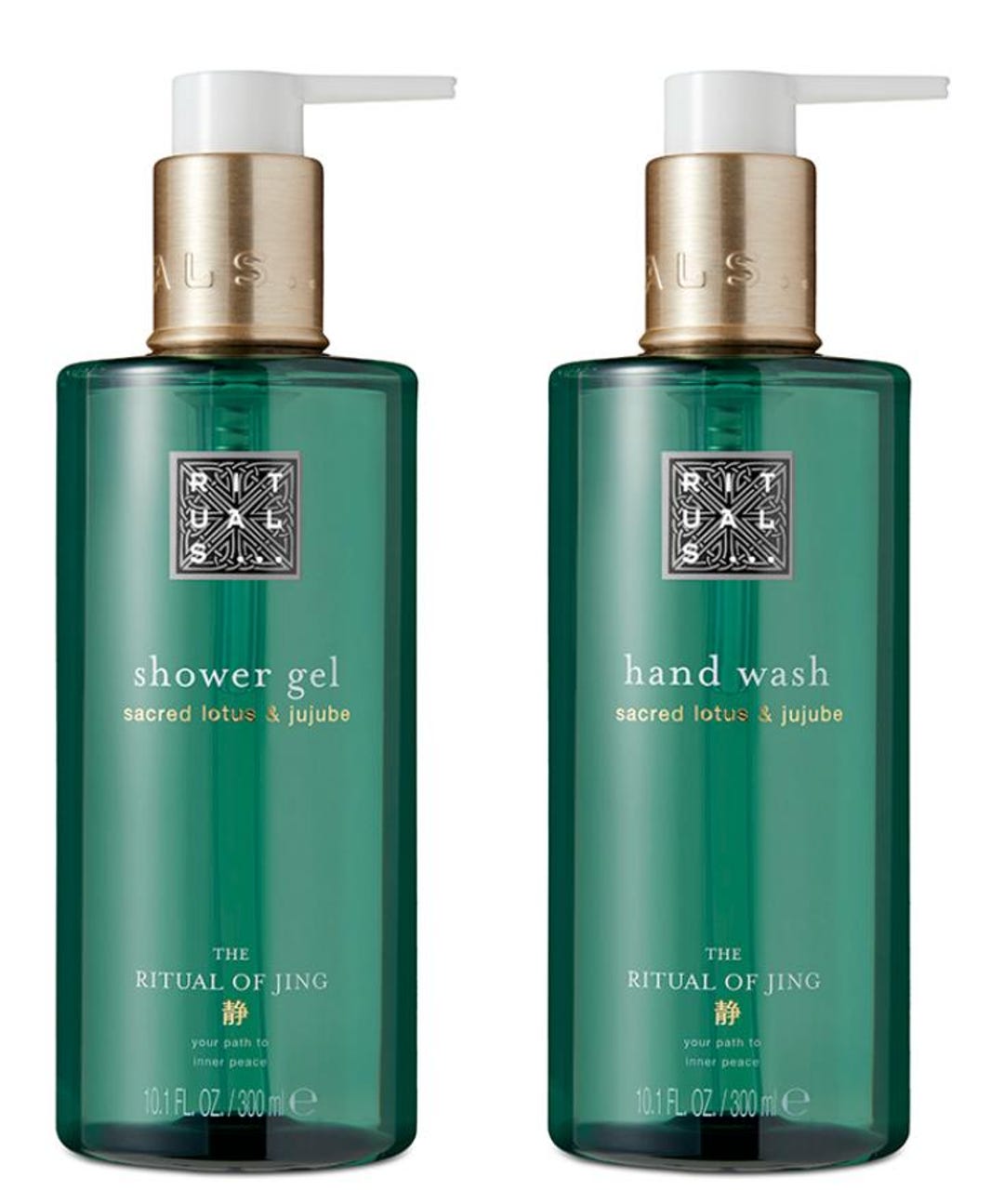 Rituals Jing Sacred Lotus Jujube Shower Gel & Hand Wash 2 X 300ml ...
