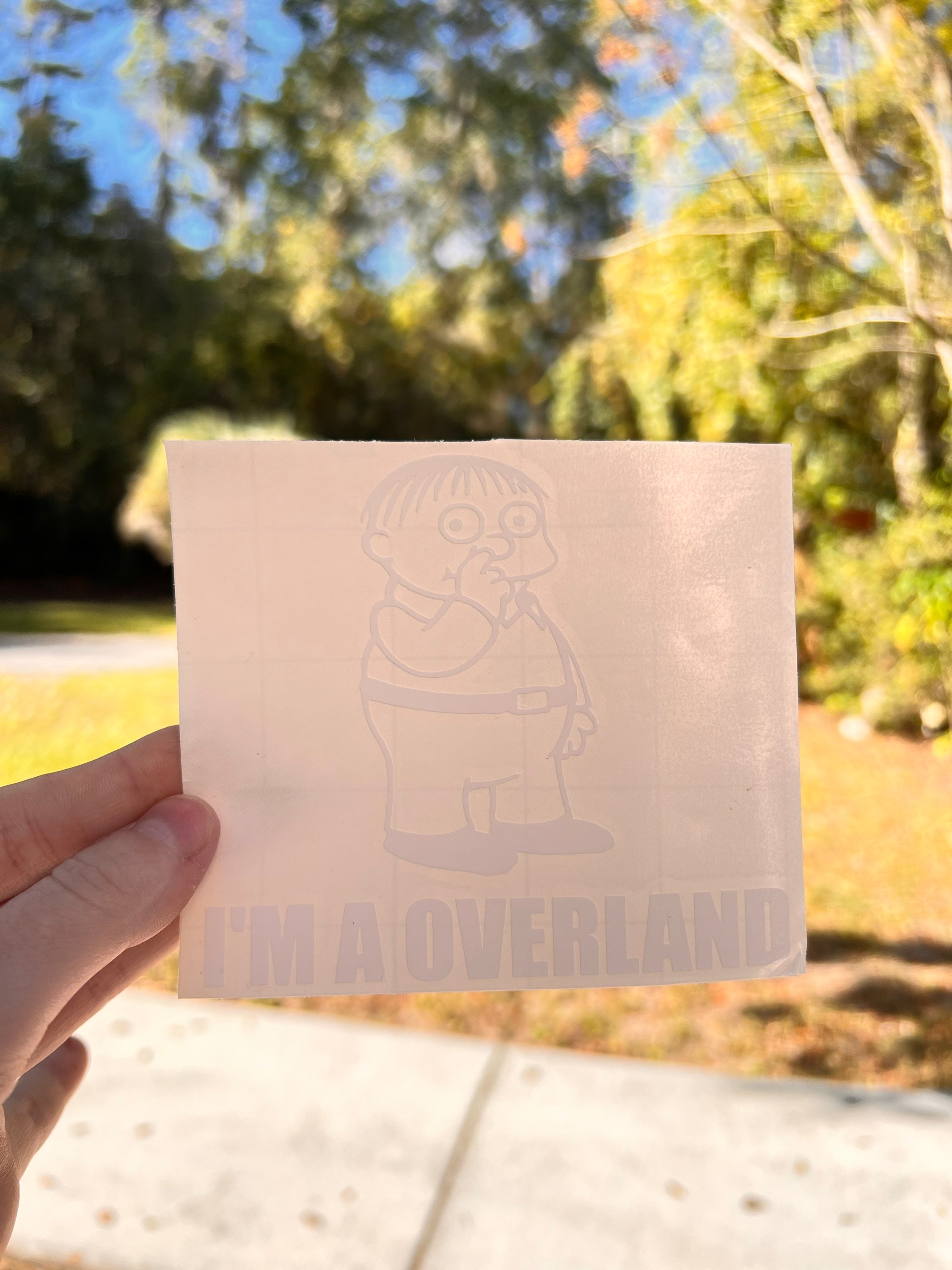 I’M A OVERLAND Decal - Etsy