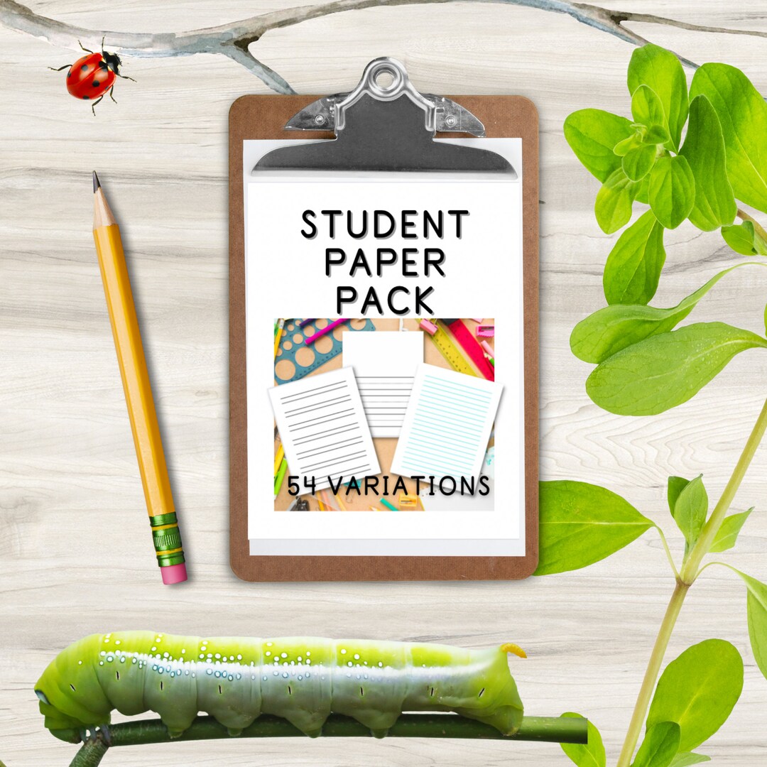 Printable Kids Writing Paper Pack for Letter Writing, Handwriting ...