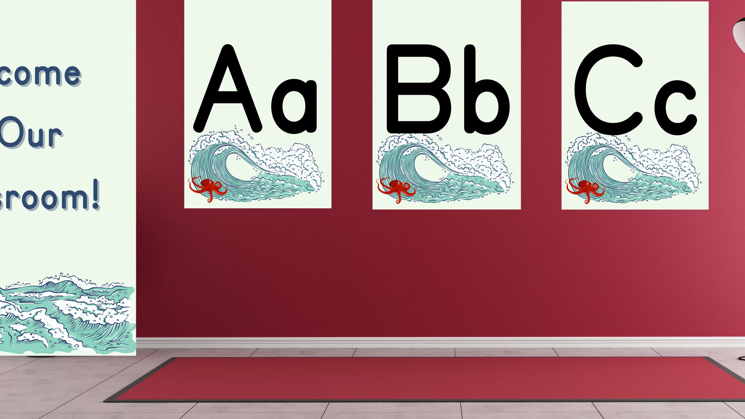 Printable Ocean Classroom Kit for Elementary or Preschool With Number ...